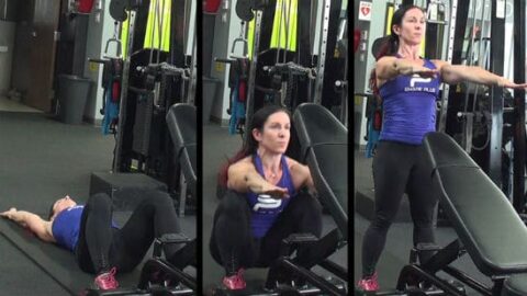 Sit-Up Stand-Up Exercise for Abs, Core and Explosive Power